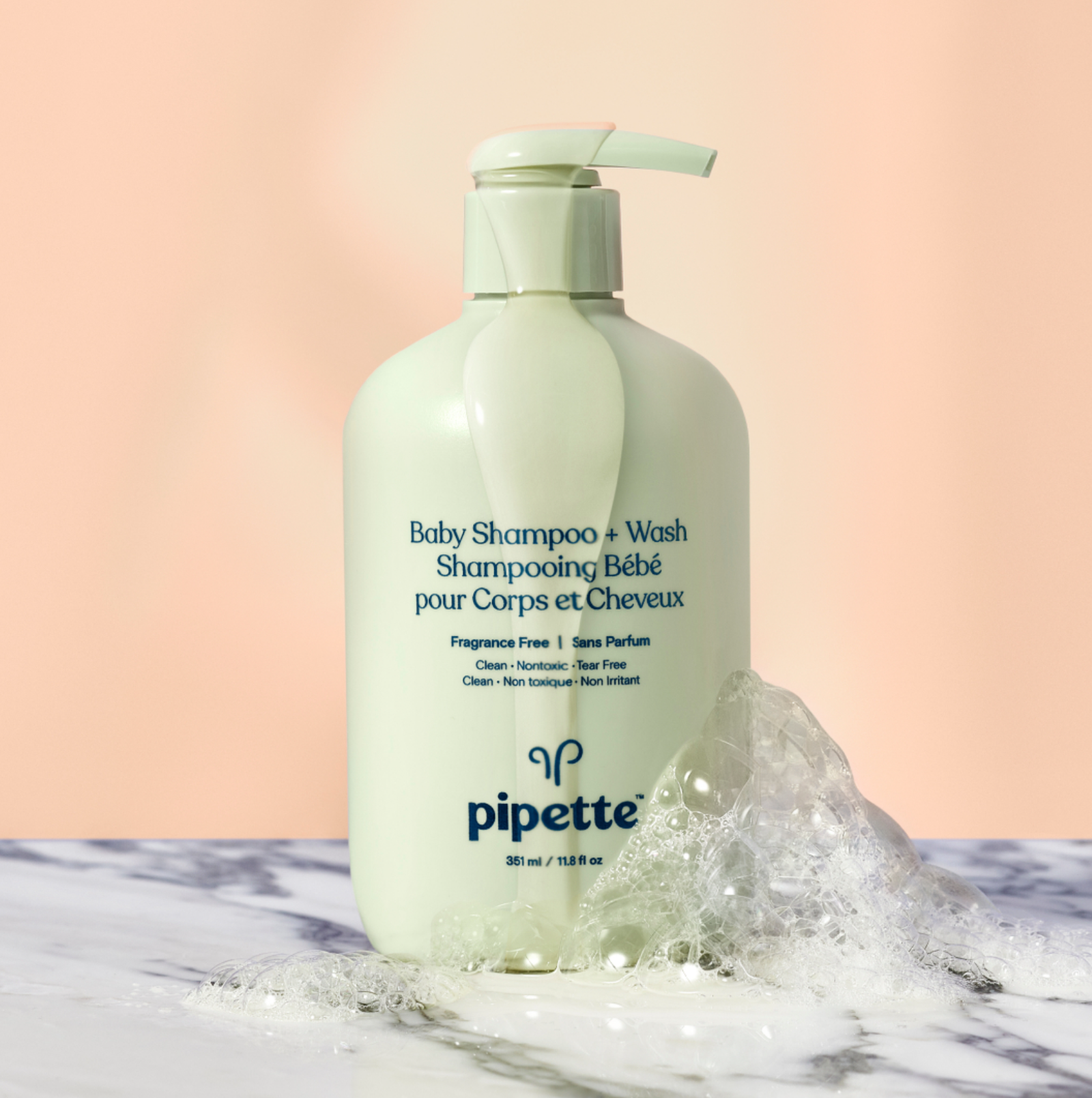 Pipette | Baby Shampoo and Body Wash - Fragrance Free - TheNonToxicStore